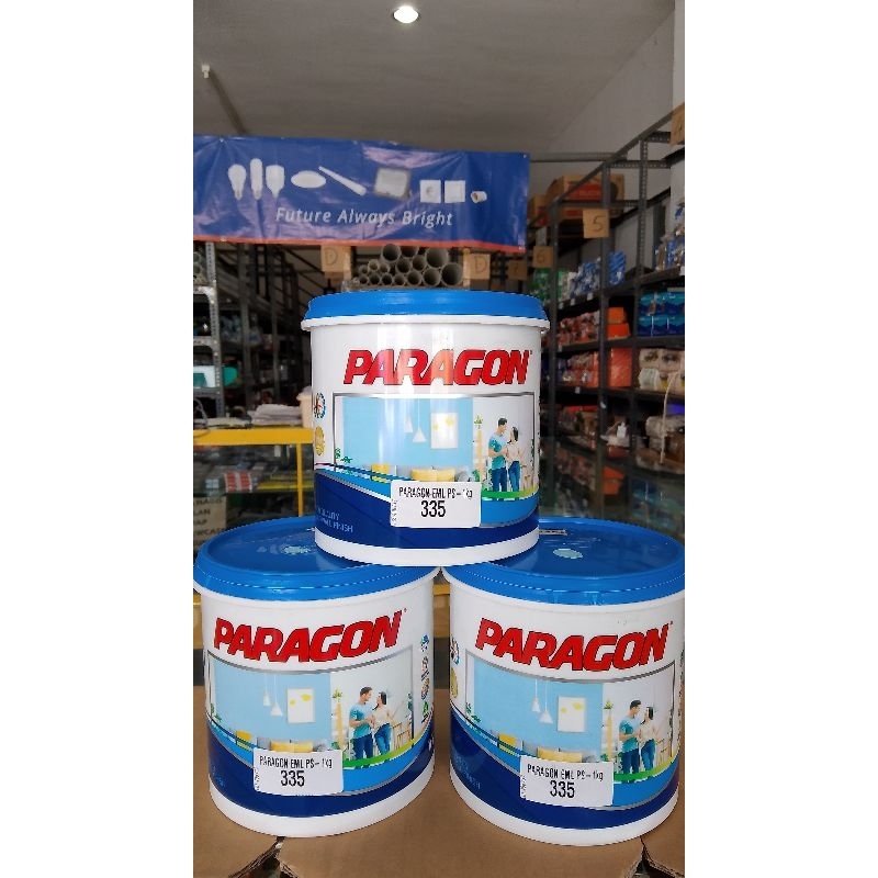 Jual CAT TEMBOK PARAGON 1KG DINDING PLAFON GYPSUM | Shopee Indonesia