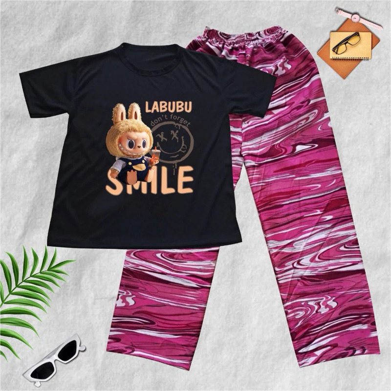 Jual ONE SET LABUBU VINTAGE ABSTRAK FANTA CORAK DTF (COD) | Shopee ...