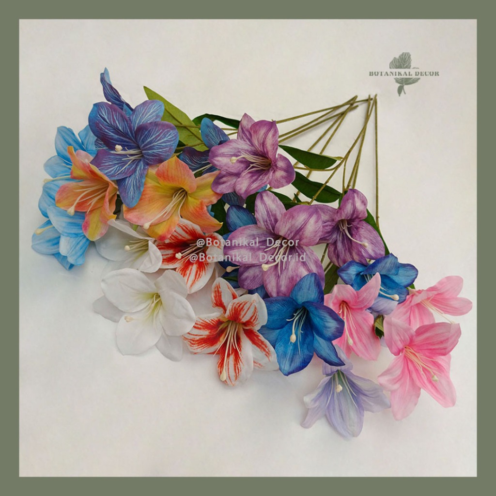 Jual Artifical Lilium Bunga Lily Premium K3 Artificial Flower Bunga ...