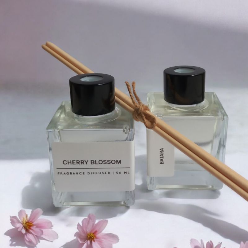 Jual Reed Diffuser Fragrance Diffuser Aroma Cherry Blossom Botol Kotak ...