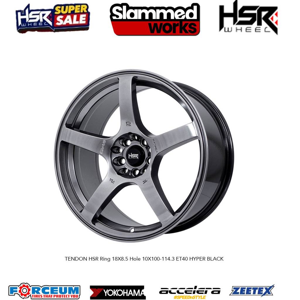 Jual VELG TE 37 R18 TYPE TENDON HSR R18X85 H10X100-114,3 ET40 HB ...