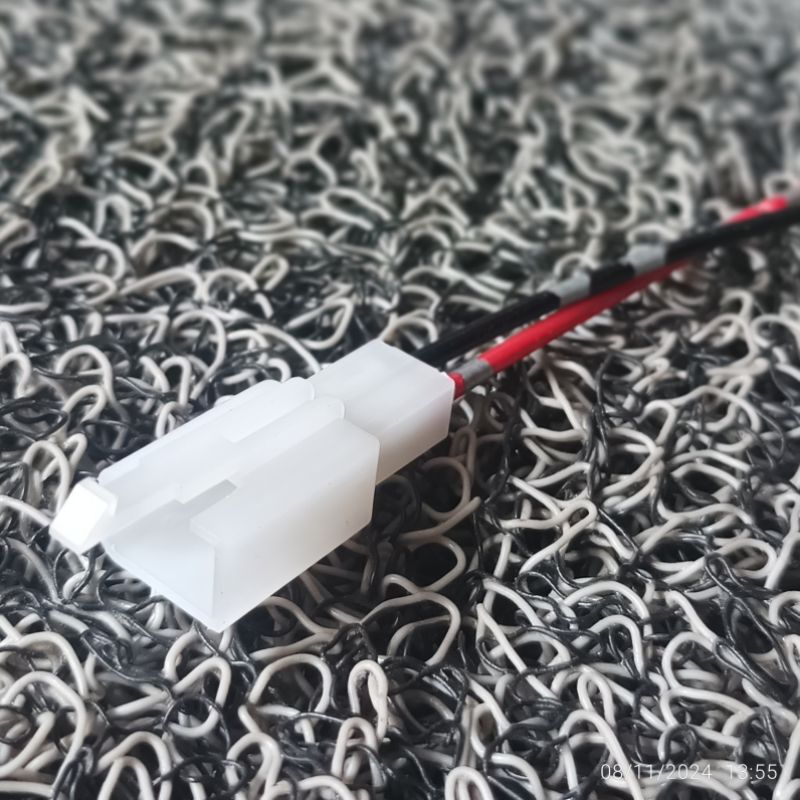Jual Socket 2 Pin Kecil 2.8 MALE Warna PUTIH + Kabel Bintik | Shopee ...