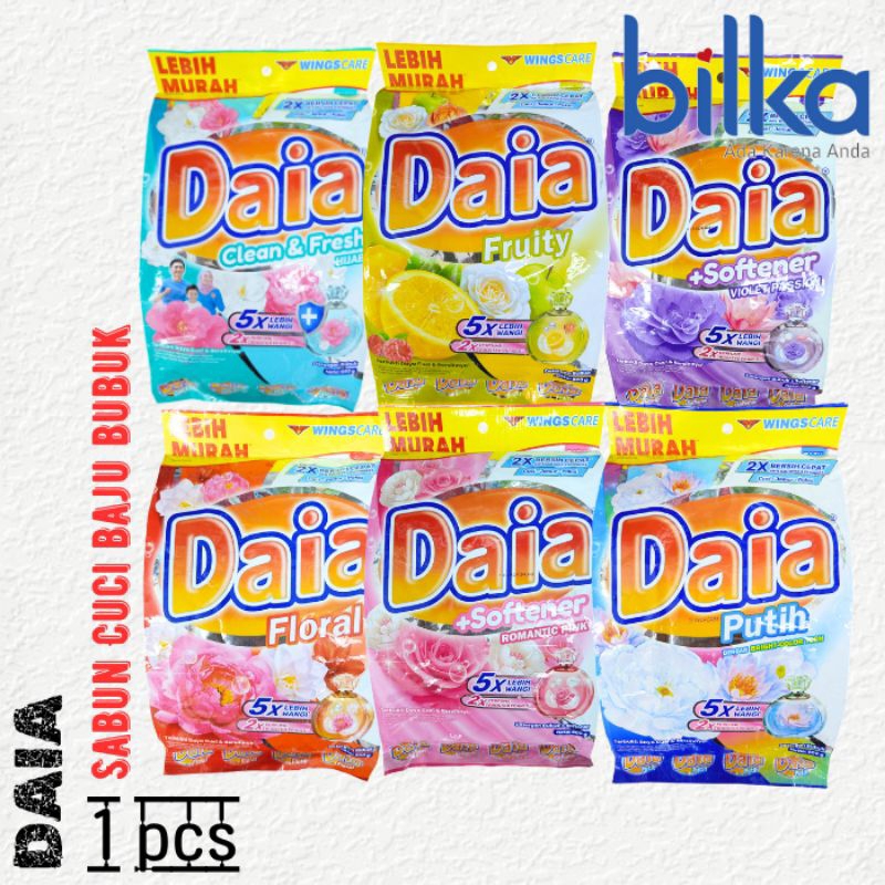 Jual DAIA Detergent Bubuk Bag All Variant | Shopee Indonesia