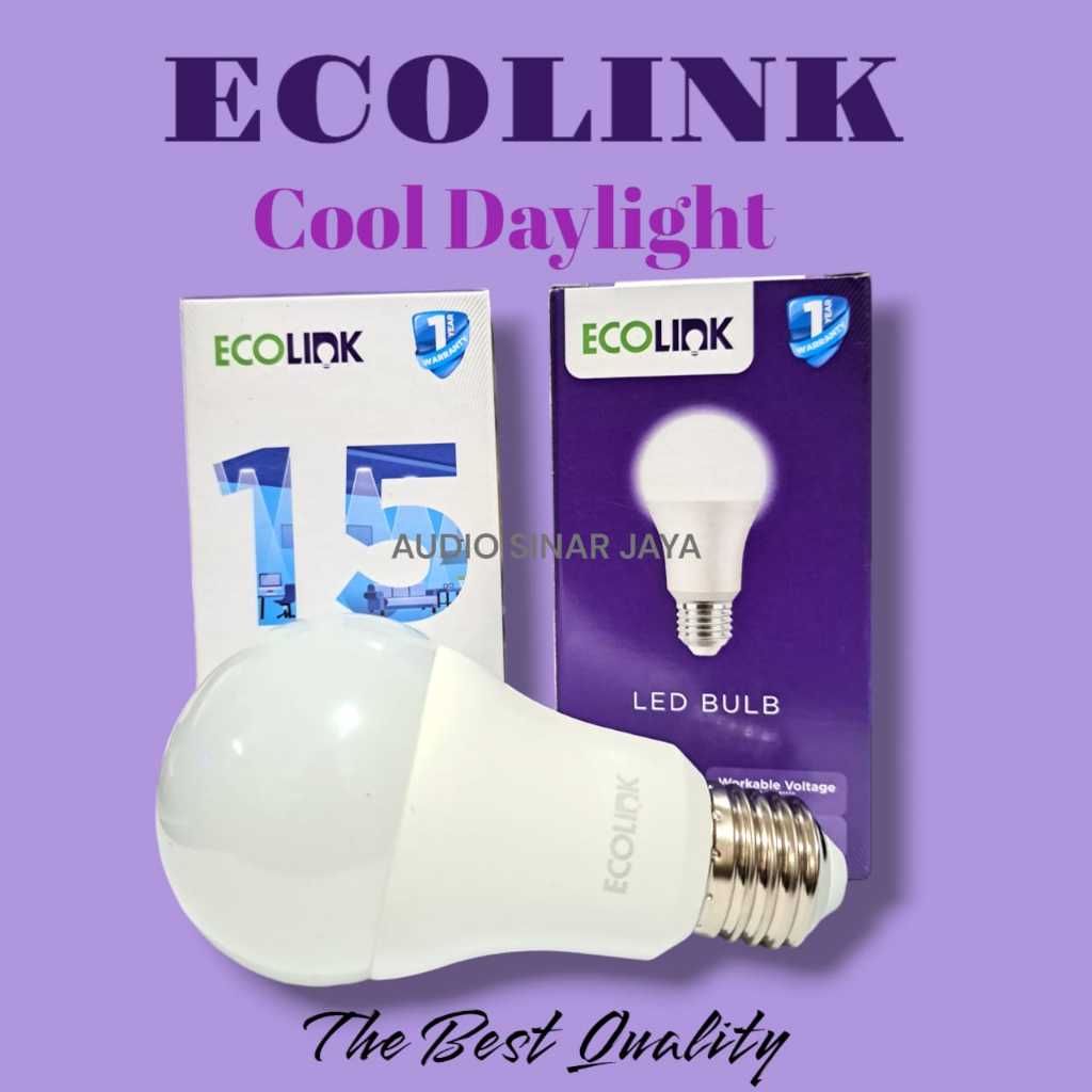 Jual Lampu Led Ecolink 15W E27 Bulb - Cool Day Light | Shopee Indonesia