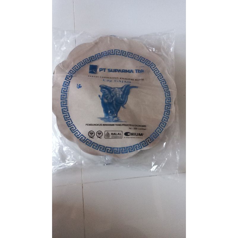 Jual Kertas minyak/Kertas nasi/kertas bunga SUPARMA isi 250pc | Shopee ...