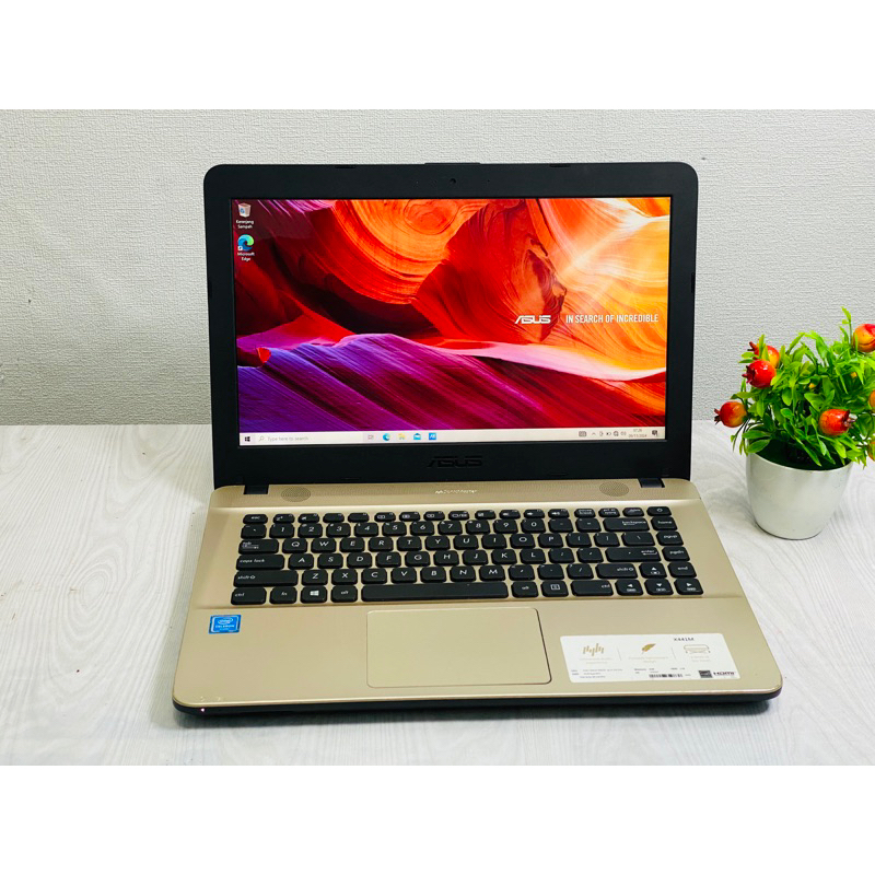 Jual Laptop Asus X441M chocolate brown Intel celeron N4020 | Shopee ...
