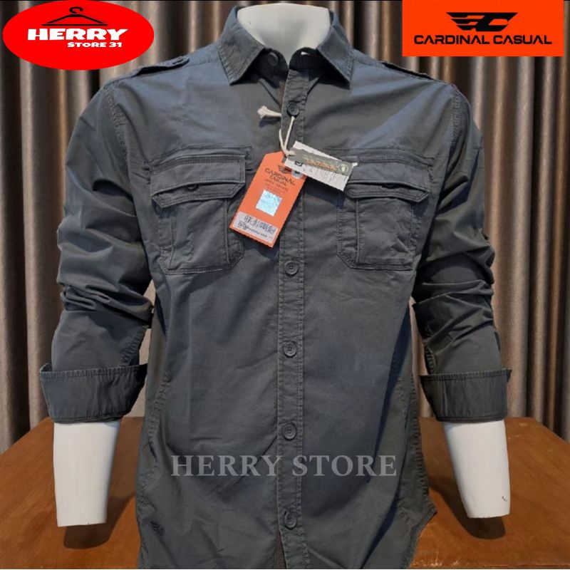 Jual (BEST SELLERS) KEMEJA CARDINAL CASUAL REGULER KEMEJA ADVENTURE ...