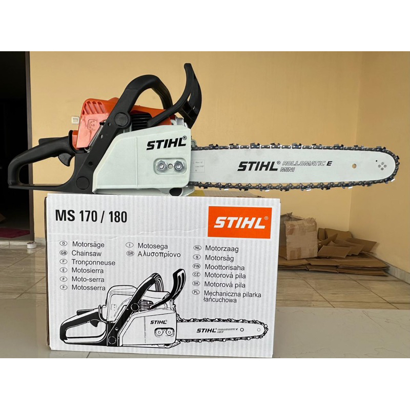 Jual Chainsaw Senso Gergaji Mesin MS 170/180 STIHL Bar 16 Inch Fullset Komplit | Shopee Indonesia