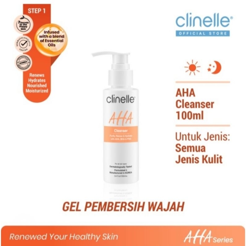 Jual Clinelle AHA cleanser 100ml | Shopee Indonesia