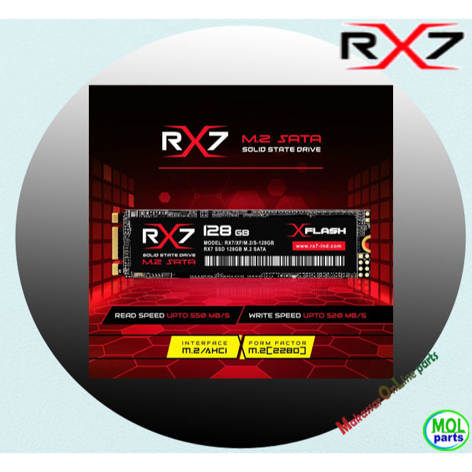 Jual SSD M2 SATA M.2 SATA M2SATA 128GB 256GB 512GB RX7 | Shopee Indonesia
