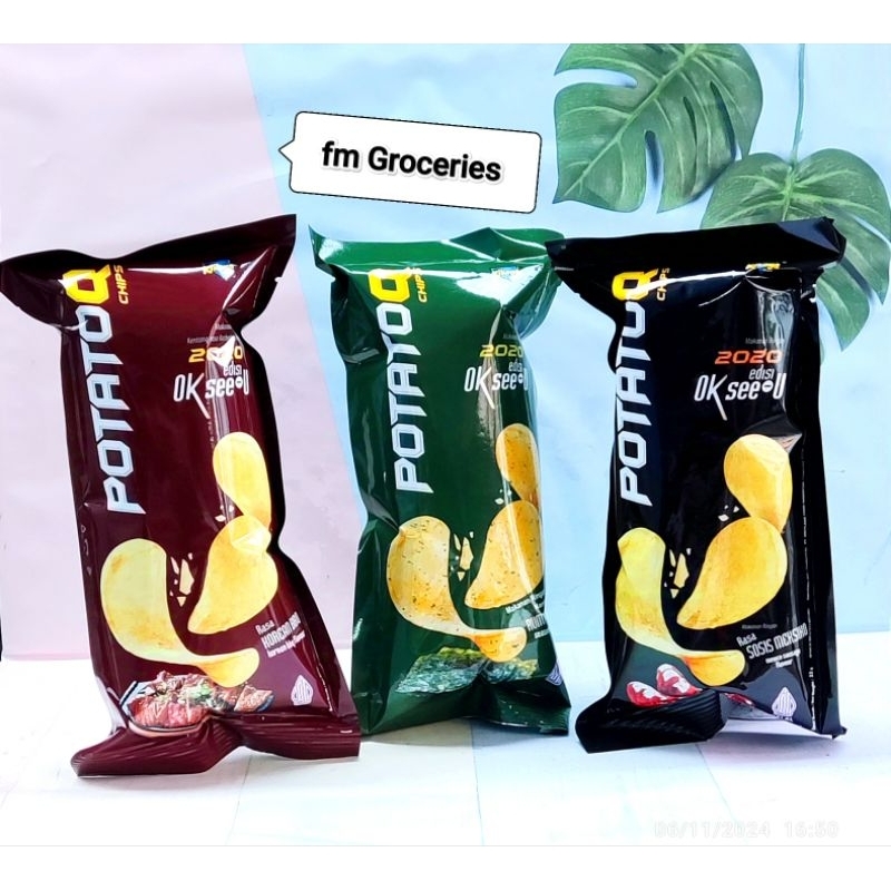 Jual Potato Q chips isi 10 pack | Kikoya Snack Halal | Shopee Indonesia