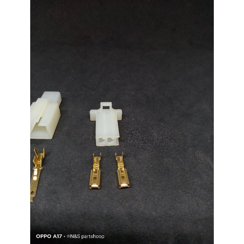 Jual soket 2 pin socket 2 pin soket plus sekun soket sambungan male ...
