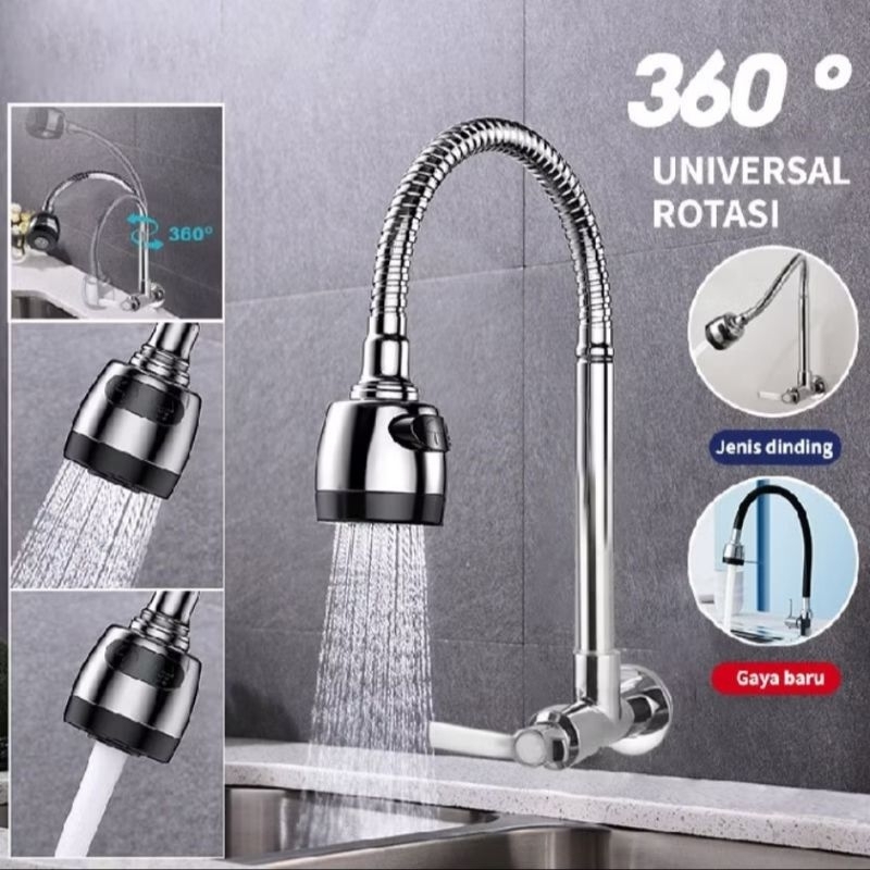 Jual Kran angsa kran Sink Keran Cuci Piring Fleksibel Stainless Faucet ...