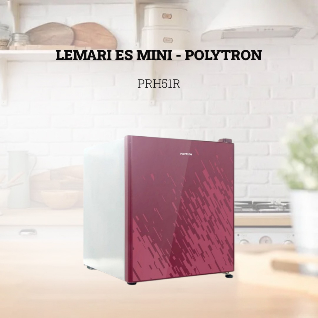Jual POLYTRON kulkas / lemari es mini bar PRH51R | Shopee Indonesia