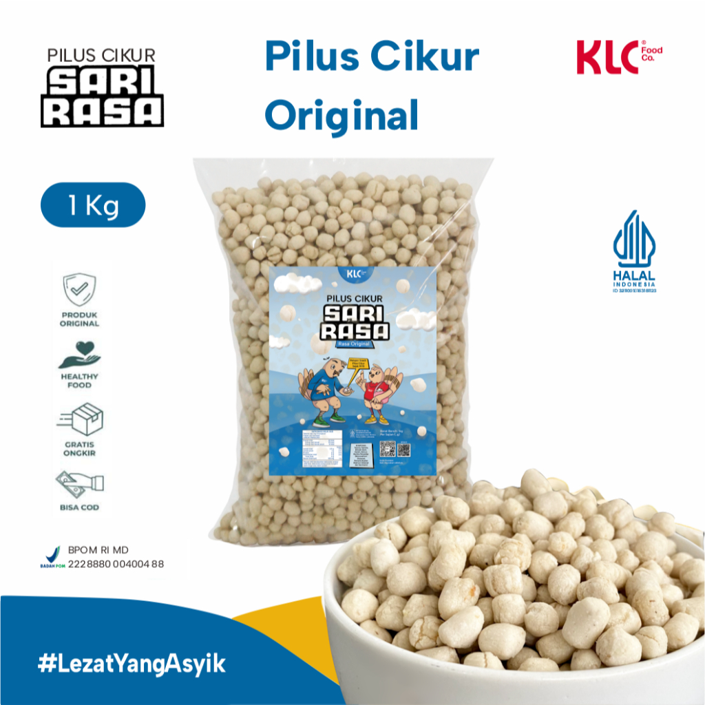 Jual Pilus Cikur / Kencur 1kg Sari Rasa KLC Food Co. Snack / Makanan ...