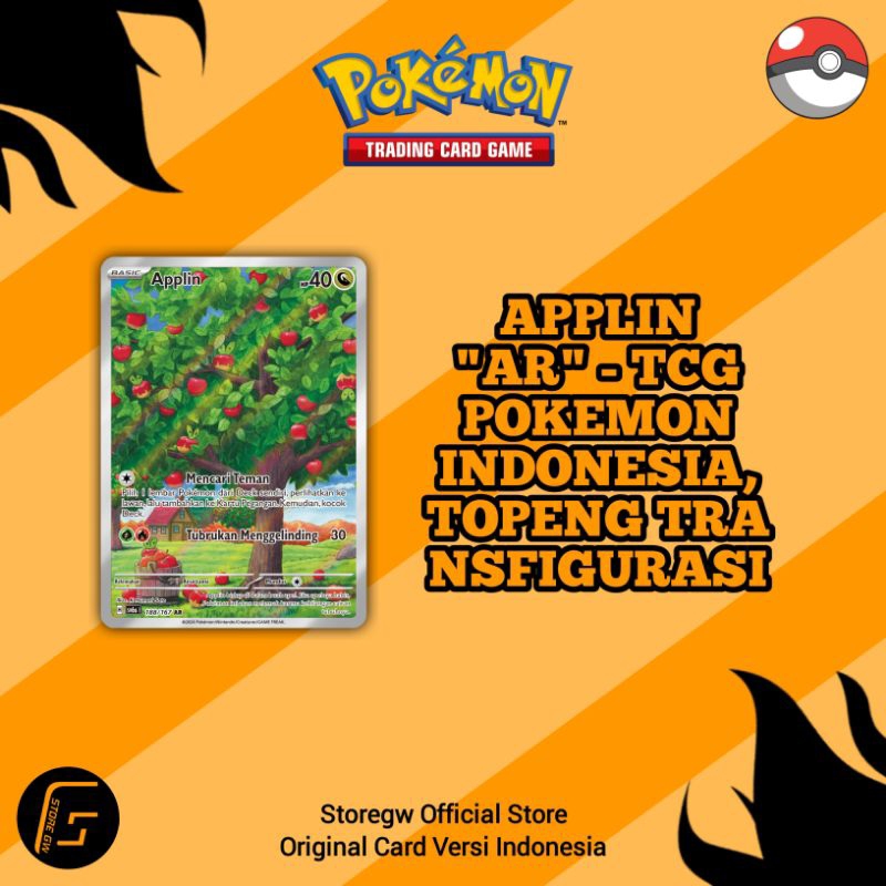 Jual Applin AR - tcg pokemon topeng transfigurasi | Shopee Indonesia