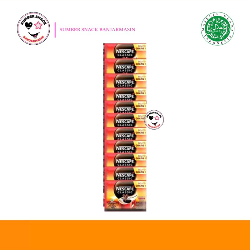 Jual Nescafe Classic Renceng (10 Sachet/Renceng) (2gx10) | Shopee Indonesia