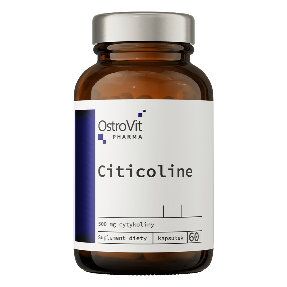 Jual OstroVit Pharma Citicoline 60 Kapsul CDP-choline Citicolin 500mg ...