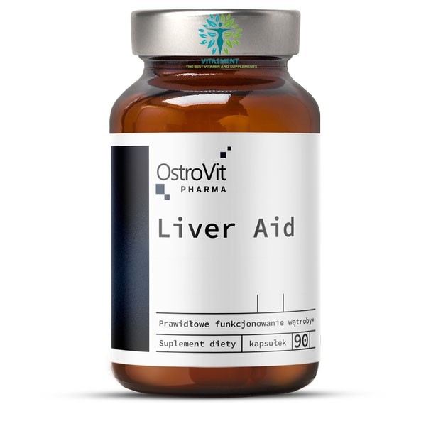 Jual OstroVit Pharma Liver Aid 90 Kapsul Choline Suplemen Obat Vitamin ...