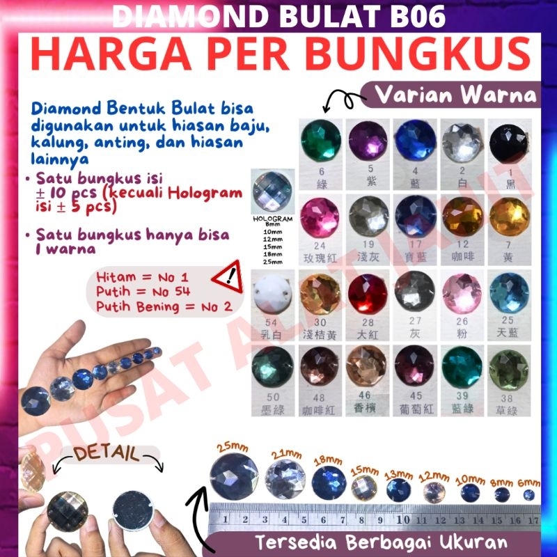 Jual AKSESORIS ACCESSORIES DIAMON DIAMOND PERMATA AKRILIK KRISTAL ...