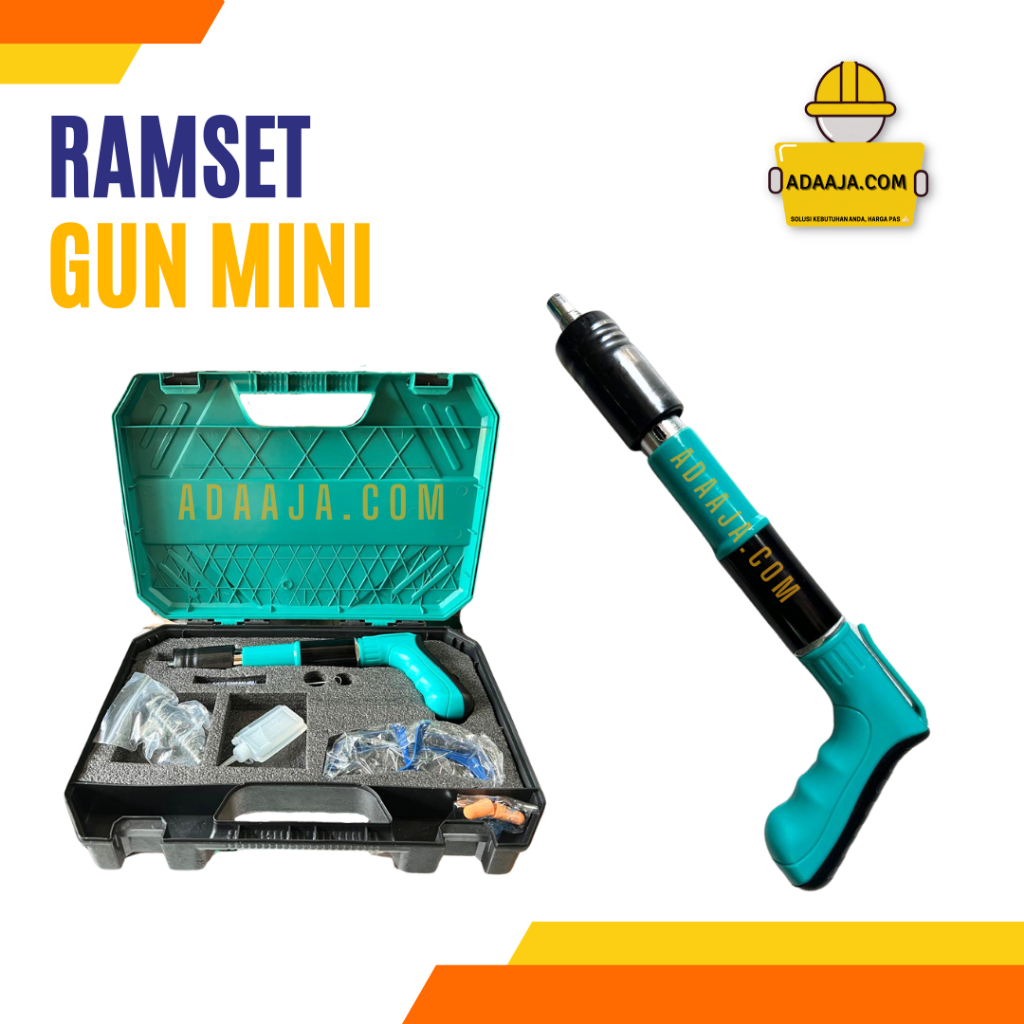 Jual Alat Ramset Gun Mini Paku Tembak Beton Mini Ramset Nail Gun ...