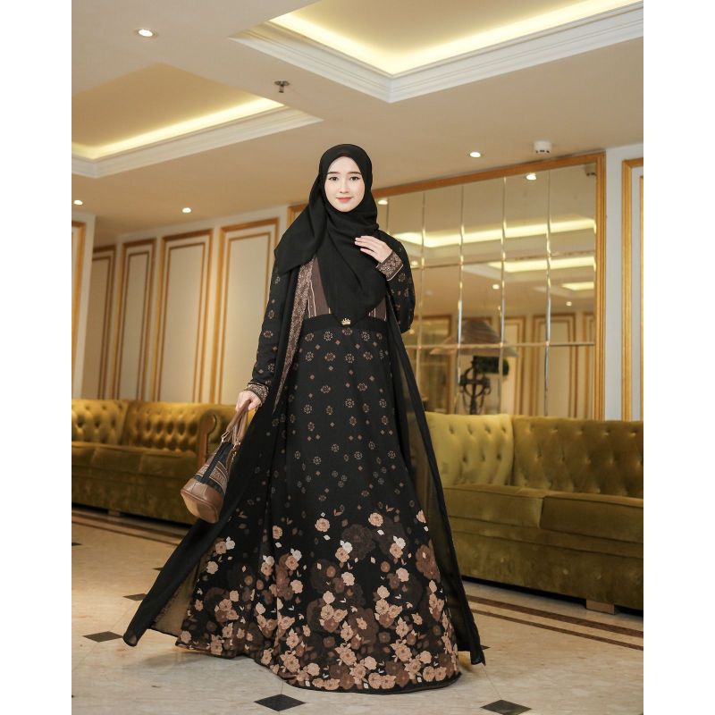 Jual kazami preloved cindai kembang eid series 2024 varian black style ...