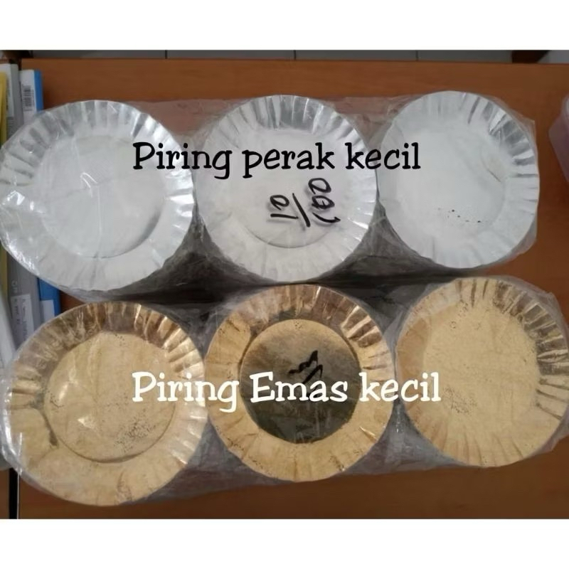 Jual Piring kue kertas gold dan Silver Piring Kertas Untuk Cake Kue dan Pesta | Shopee Indonesia