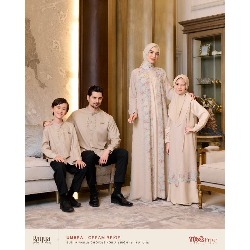 Jual NEW RELEASE/UMBRA CREAM BEIGE RAYYA SERIES 2025/FAMILY SET/BEST ...
