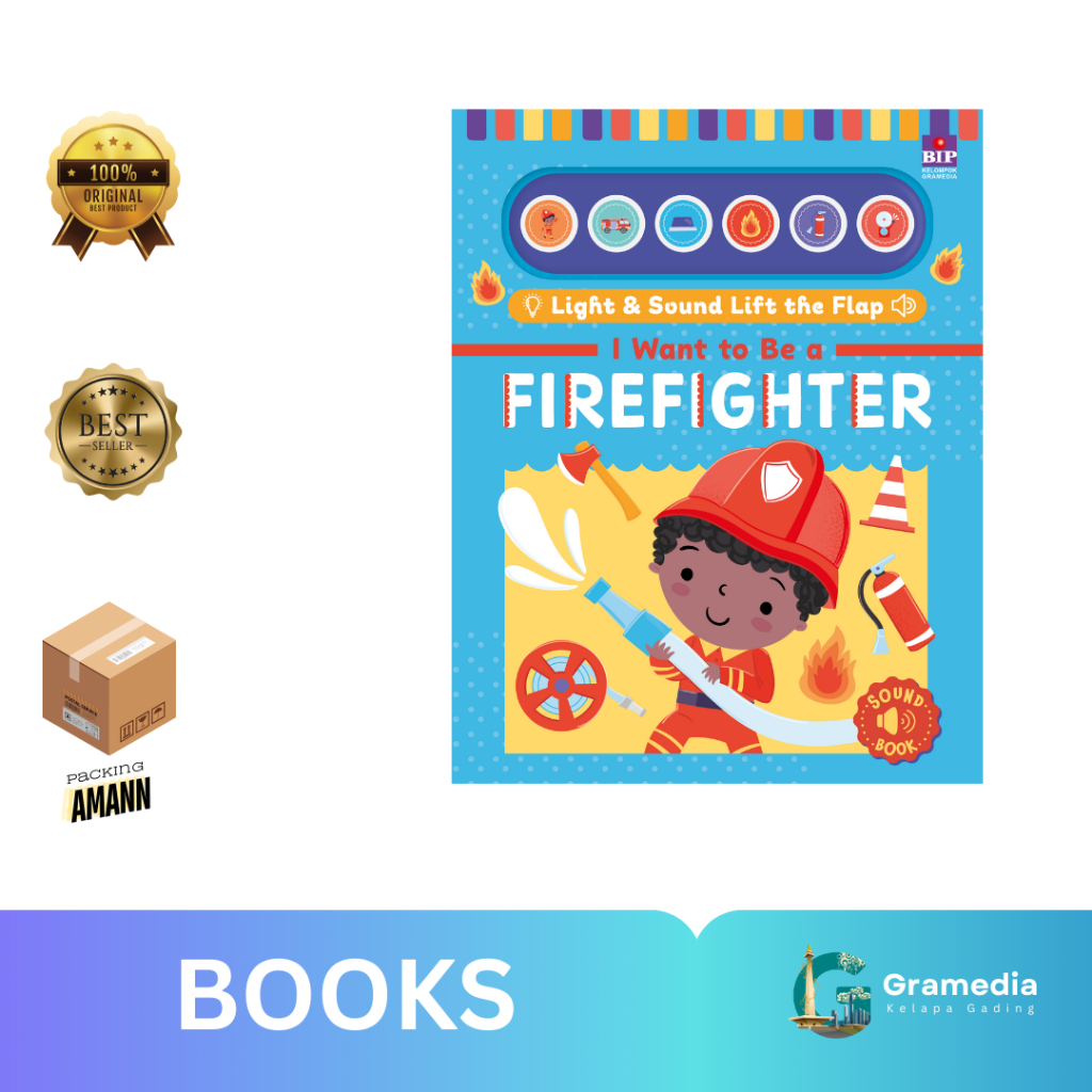 Jual Gramedia MKG - Buku Anak Light & Sound Lift the Flap: I Want to Be ...
