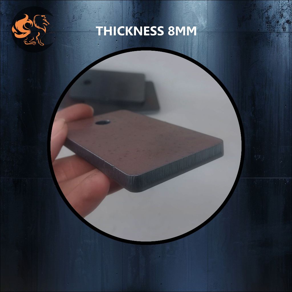 Jual Plat Besi Carbonsteel Persegi Customize 8MM | Shopee Indonesia