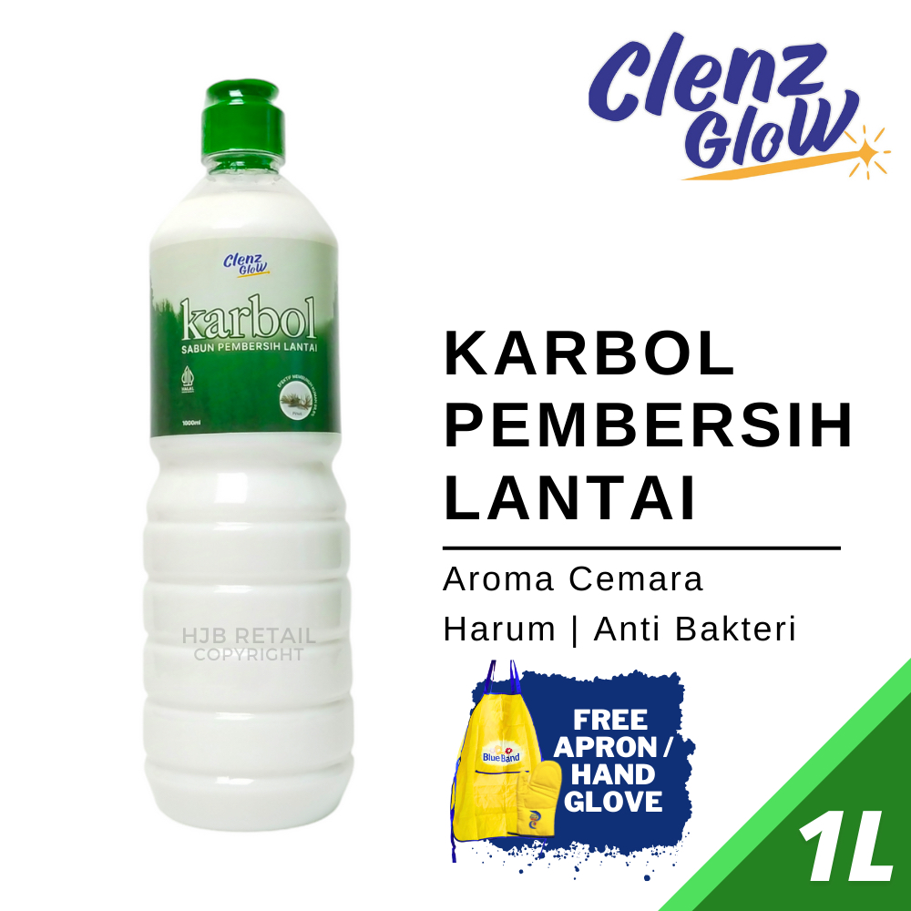 Jual CLENZ GLOW Karbol Cemara Pembersih Lantai 1L / Cairan Karbol ...