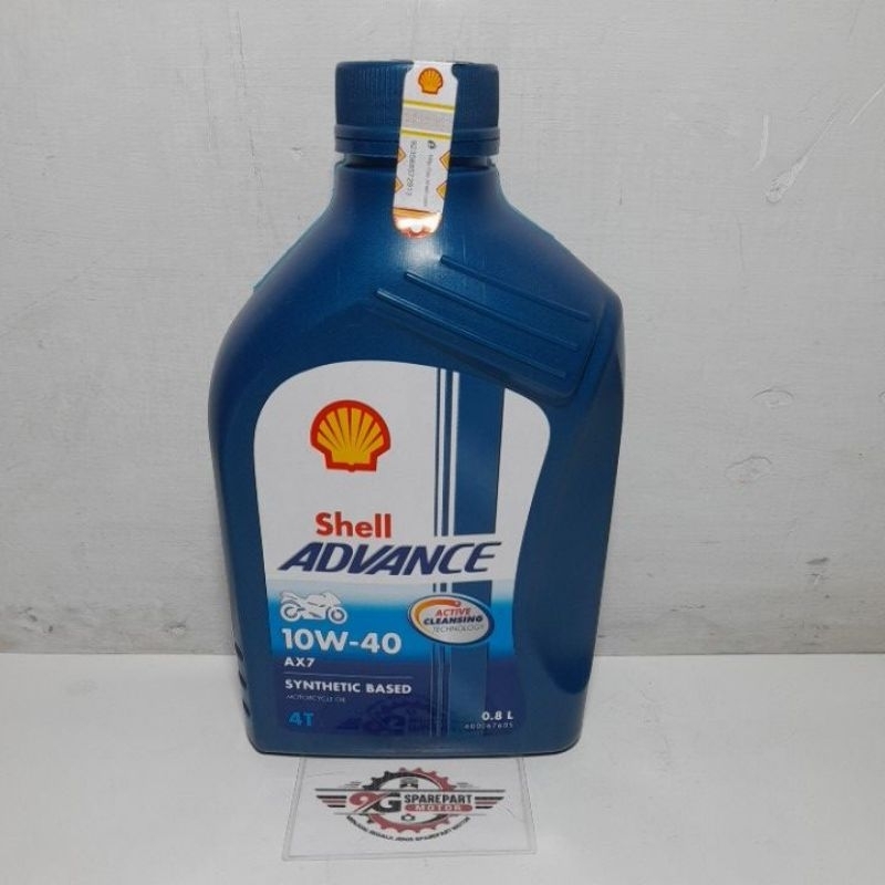 Jual Oli Shell Advance AX7 10W-40 4T 0,8L | Shopee Indonesia