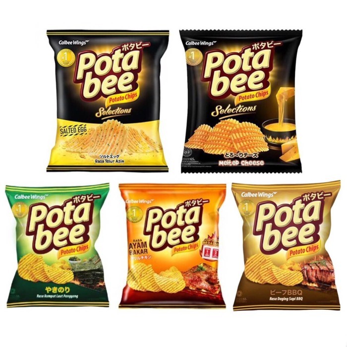 Jual SNACK POTABEE 68 GRAM BLACK TRUFFLE AYAM BAKAR SPICY BBQ BEEF ...
