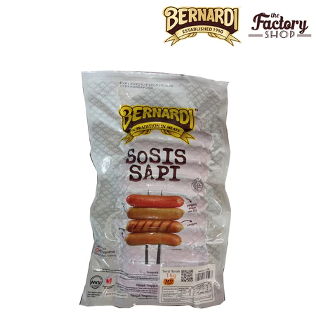Jual BERNARDI SOSIS SAPI MERAH 30BJ 1KG | Shopee Indonesia