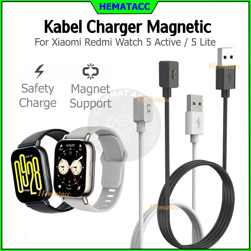Jual Kabel Charger Redmi Watch 5 / 5 Active / 5 Lite Magnetic Casan ...