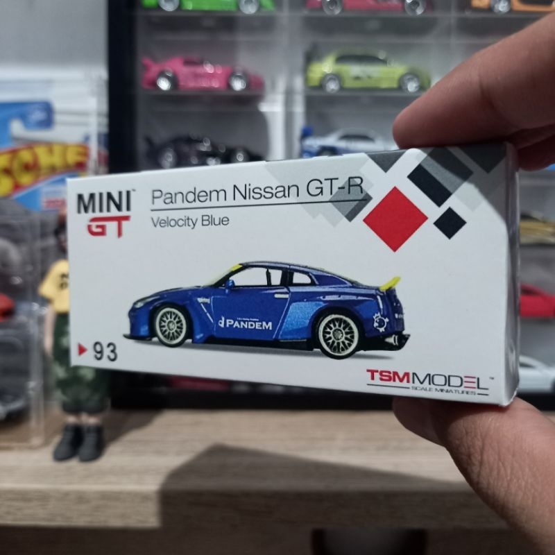 Jual Custom Box #93 Nissan GT-R R35 Pandem Velocity Blue MiniGT ...