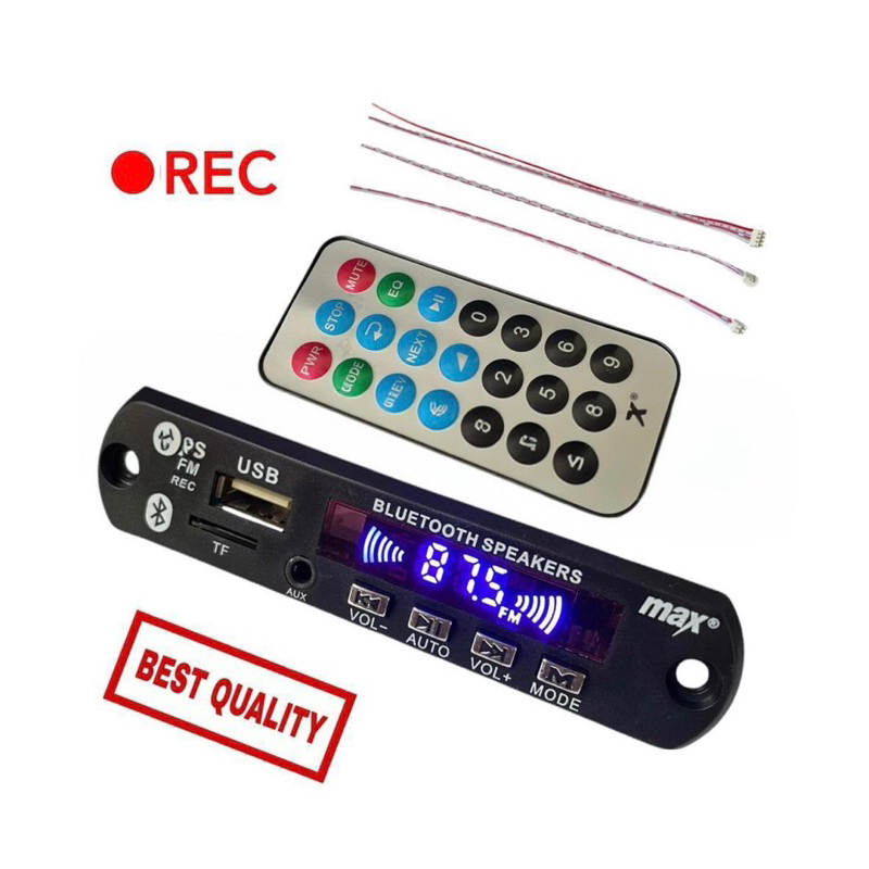 Jual Kit Modul Mp3 Bluetooth MAX Bisa Rekam | Shopee Indonesia
