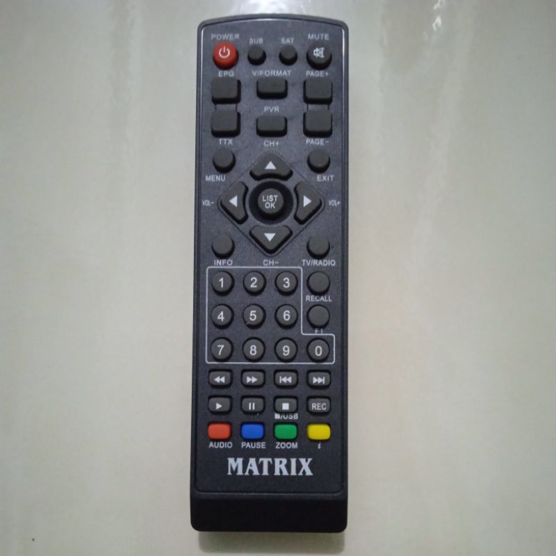 Jual REMOTE STB MATRIX DVB T2 APPLE KUNING BURGER HIJAU GARUDA | Shopee ...