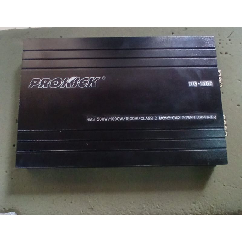 Jual Power Monoblock PROKICK DG 1500watt Bekas Normal jaya | Shopee ...