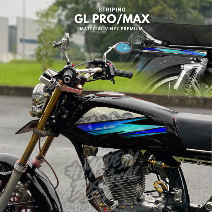 Jual Striping GL PRO GL MAX biru | Shopee Indonesia