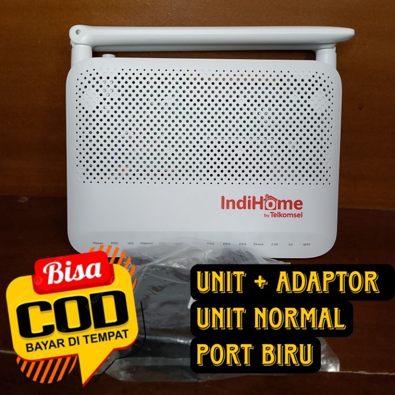 Jual BISA BAYAR DITEMPAT!!! FIBERHOME 5G HG6145D2 PORT BIRU + ADAPTOR ...
