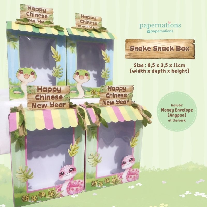 Jual Snake Snack Box Angpao Imlek 2025 | Shopee Indonesia