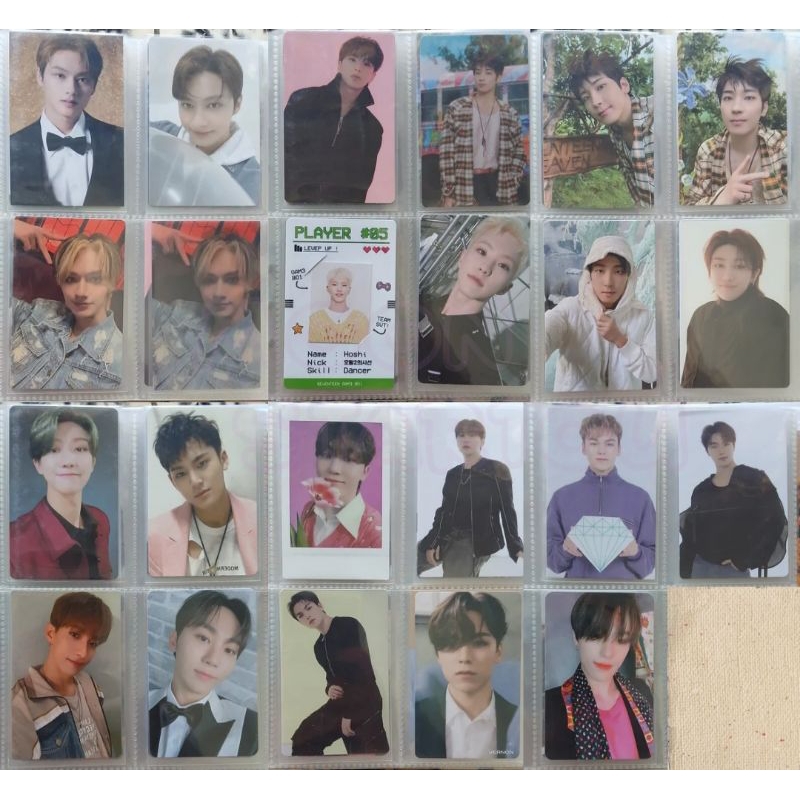 Jual trading card seventeen follow again hoshi minghao the8 photocard ...