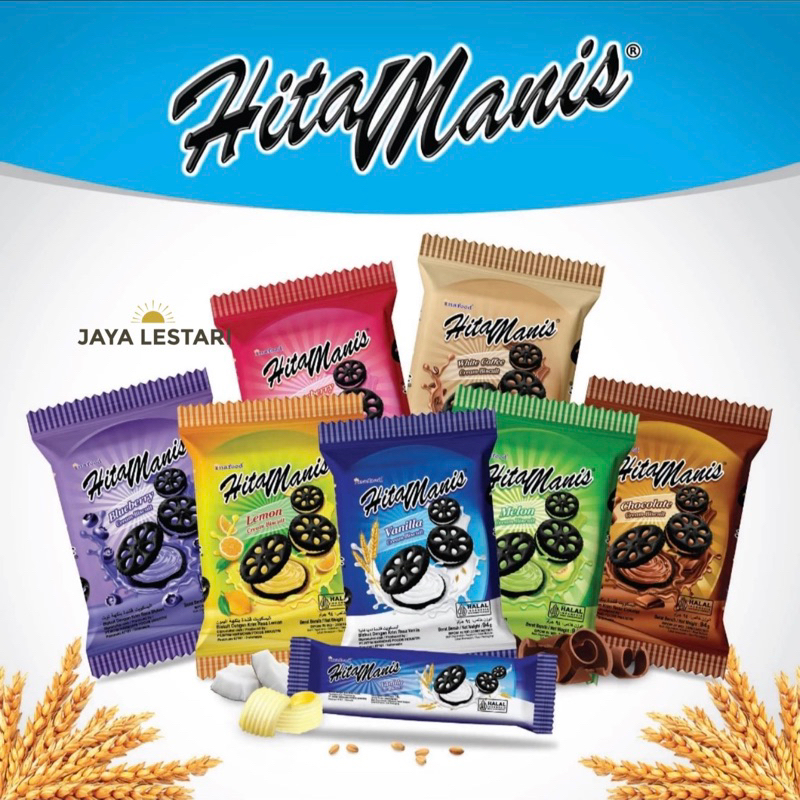 Jual Inafood Hitamanis Cream Biscuit (7 Varian Rasa) (94g) | Shopee ...