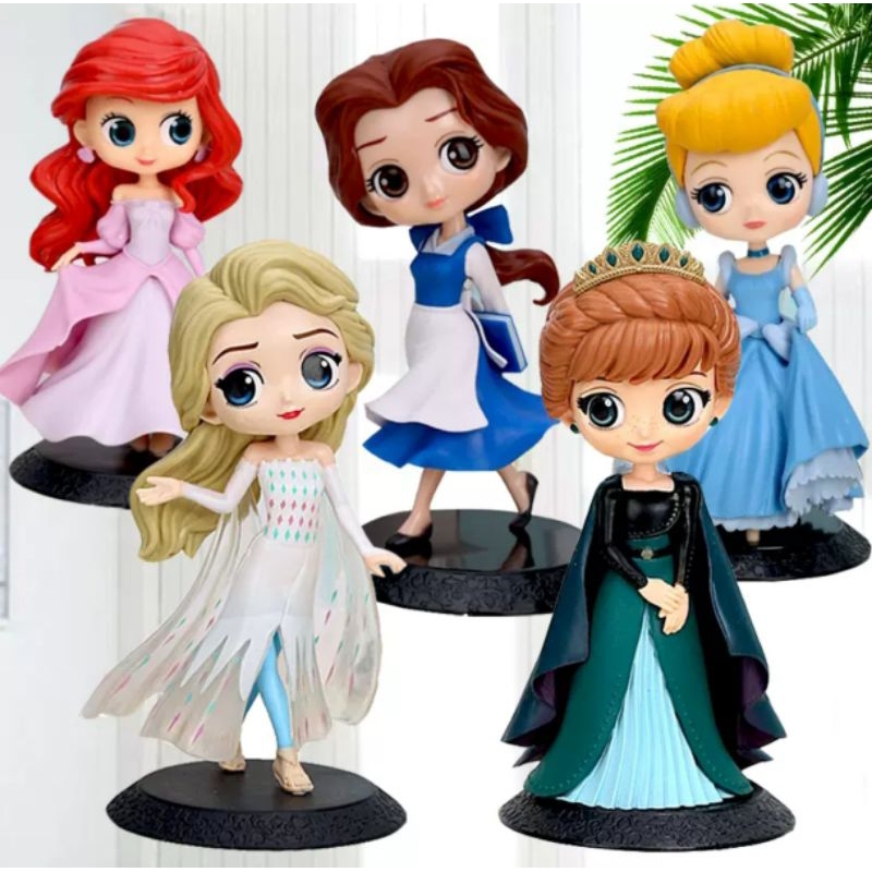 Jual new pajangan figure elsa anna boneka PVC frozen cewek girl salju ...