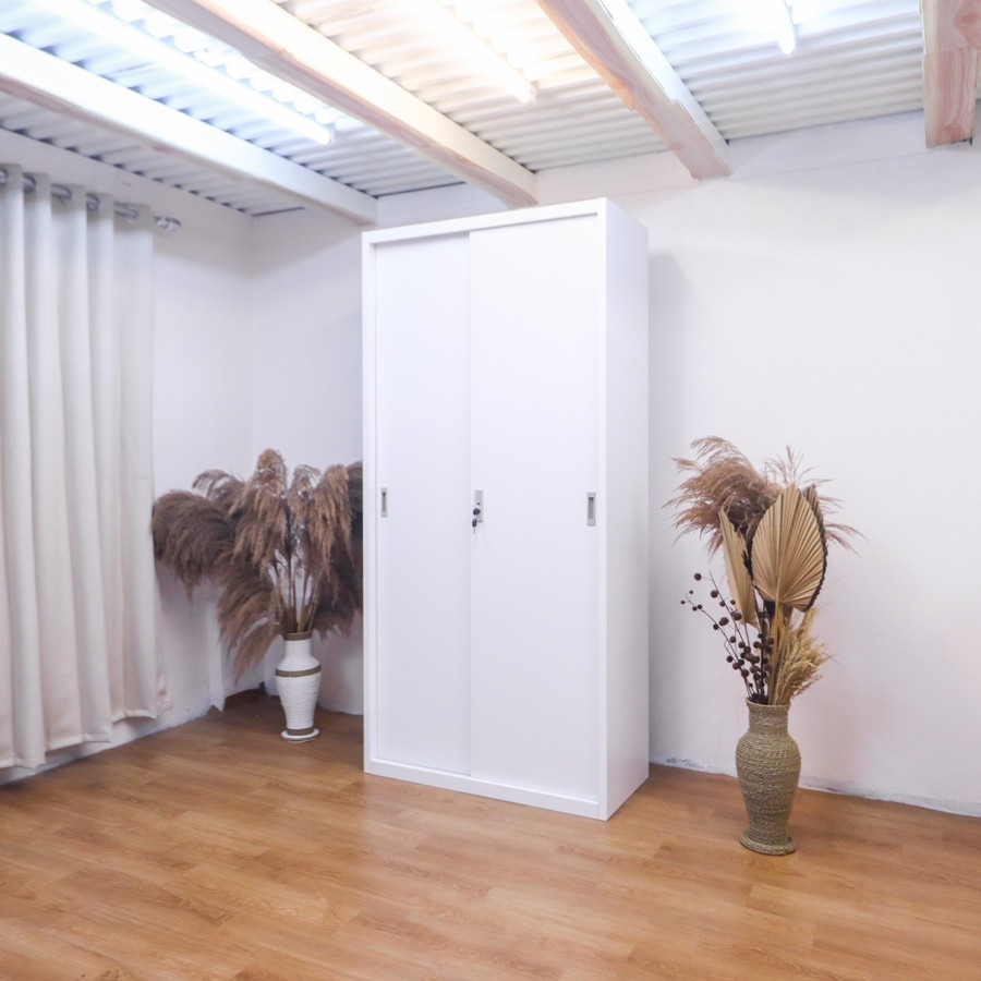 Jual Citra Furniture SHUMO Lemari Pakaian Baju Besi Sliding Minimalis ...