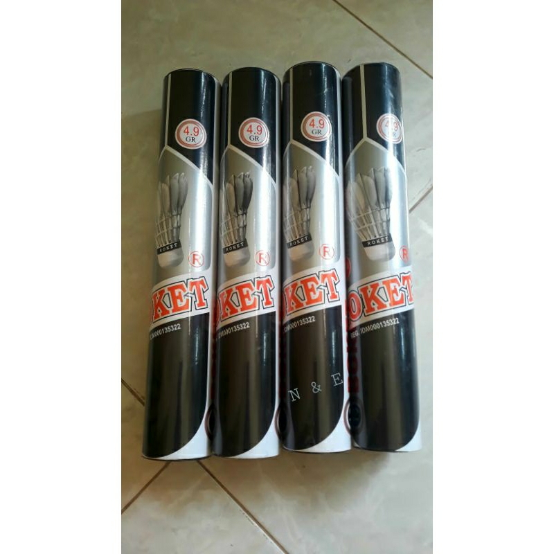 Jual SHUTTLECOCK ROKET HITAM KOK BADMINTON BULU TANGKIS | Shopee Indonesia