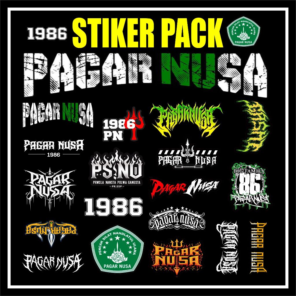 Jual STICKER PACK PAGAR NUSA STIKER PN | Shopee Indonesia