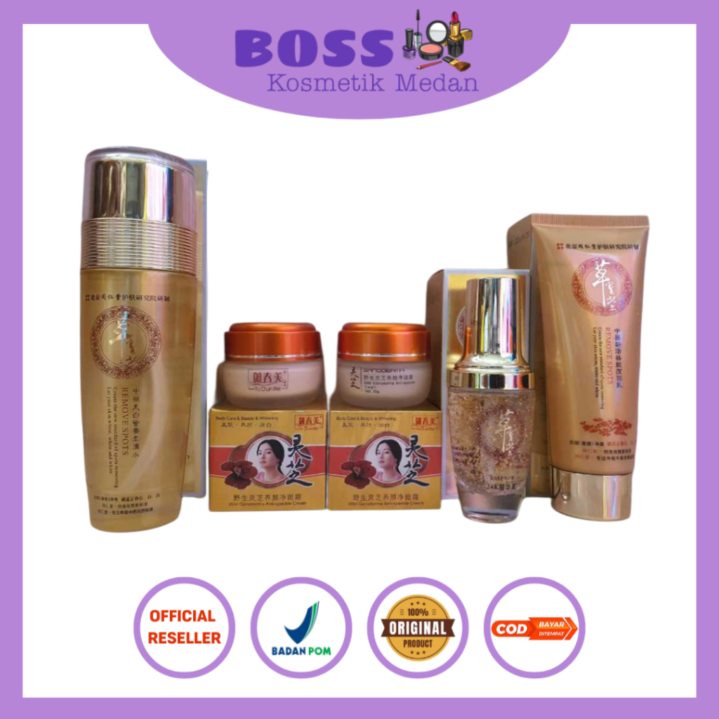 Jual Paket Lengkap Yu chun Mei GOLD Ganoderma ISI 5 5IN1 (Day, Night ...