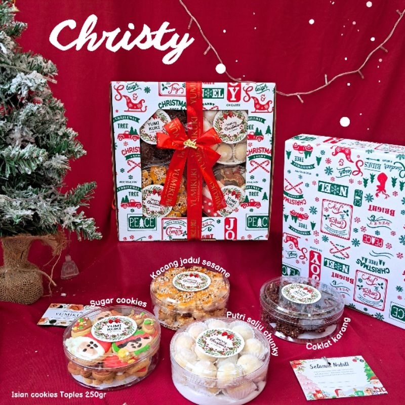 Jual Paket Hampers Cookies Natal [Paket Christy] by YUMIKUKI | Shopee ...
